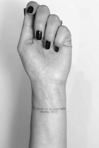 36 Exquisite and Small Letter Tattoos of The Best Design - Lily Fashion ...