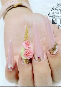 57 Special Stiletto Nails Art Designs Idea For Spring And Summer In ...