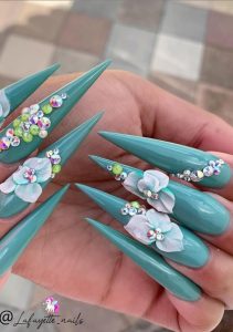 57 Special Stiletto Nails Art Designs Idea For Spring And Summer In ...