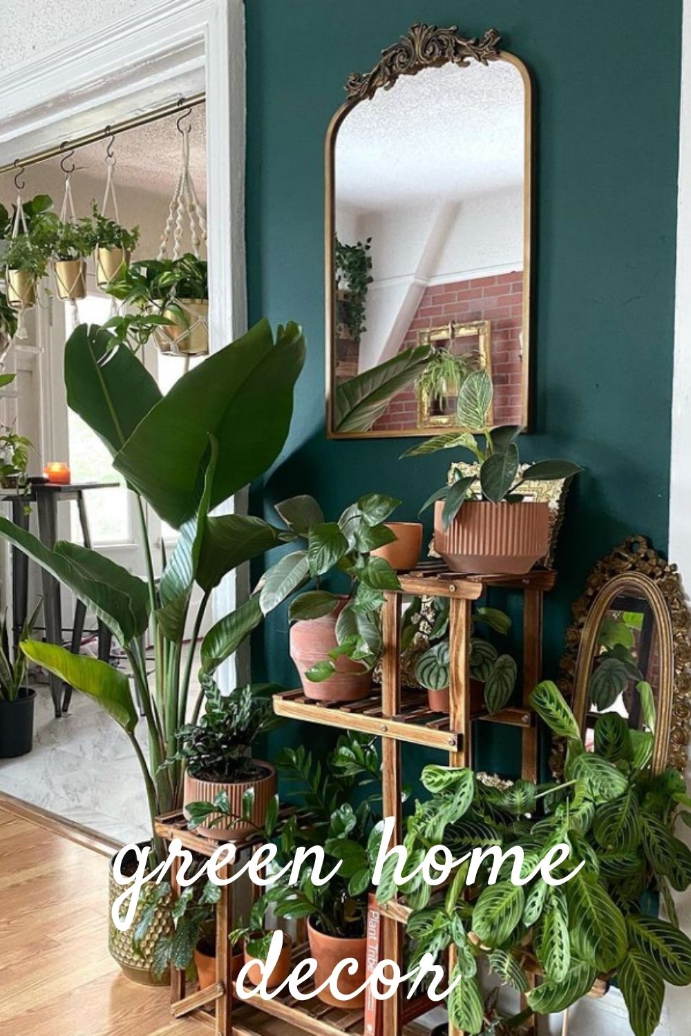 Green Interior Decoration Design, April Vitality and Romance