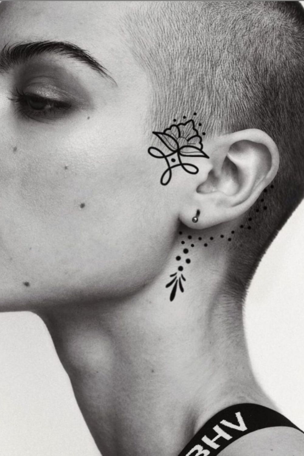 21 Cute and Cool Small Ear Tattoos for Women in 2021