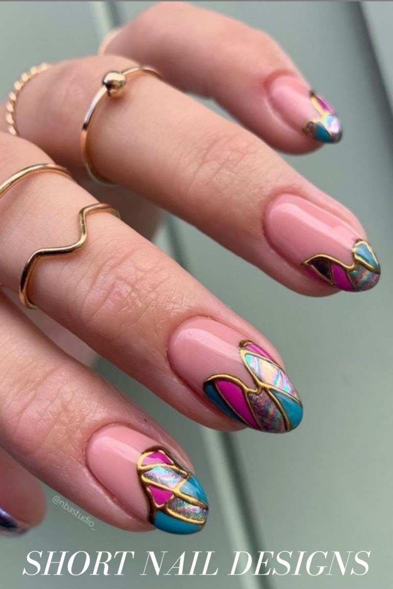 43 Cute Short Acrylic Nails Designs you'll Want to Try