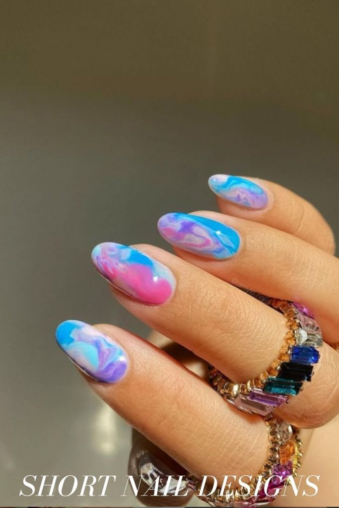 43 Cute Short Acrylic Nails Designs you'll Want to Try
