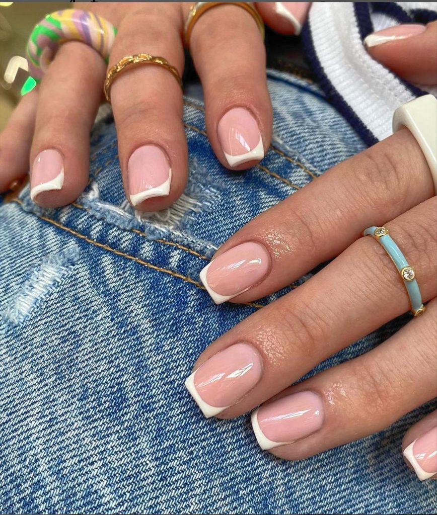 26 Trendy short square nails for a chic look