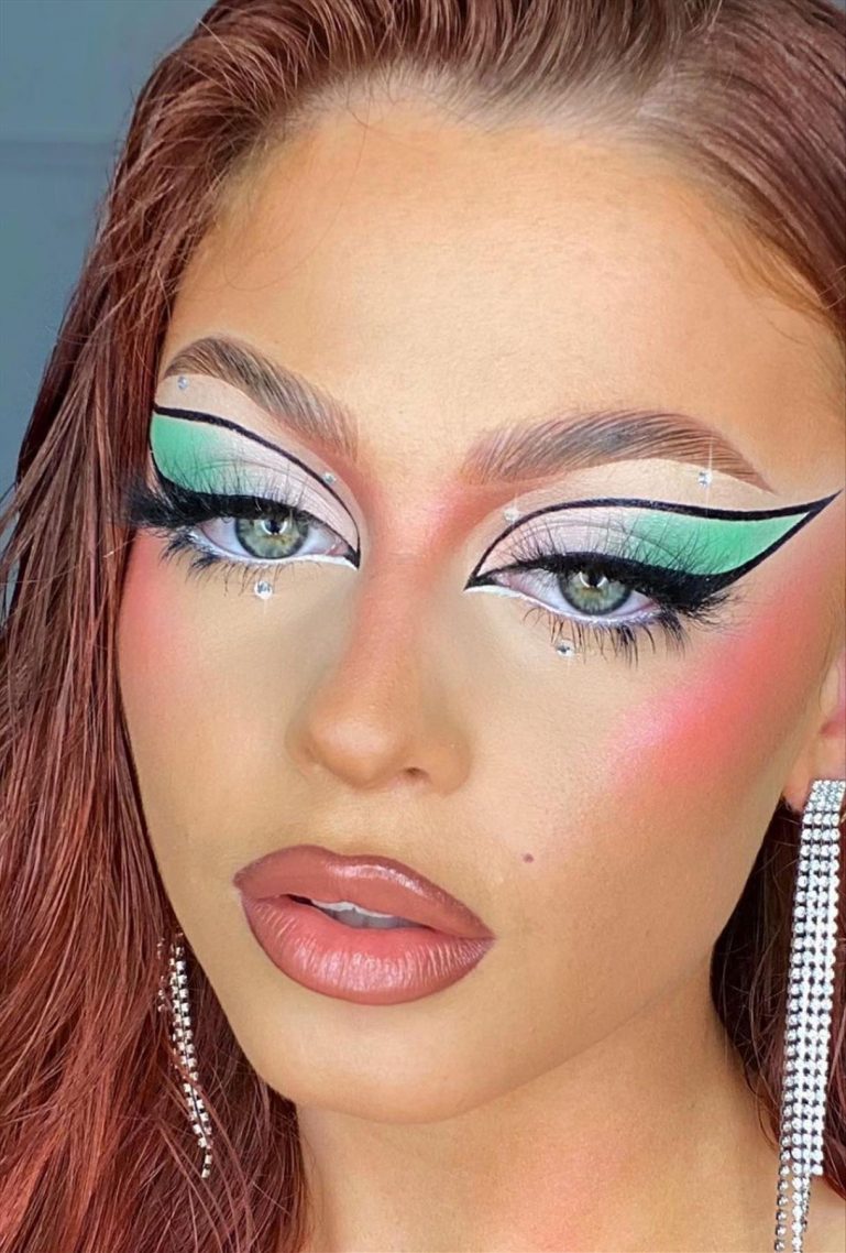 How to Rock the Green Eye Makeup Looks & Trend? - Lily Fashion Style