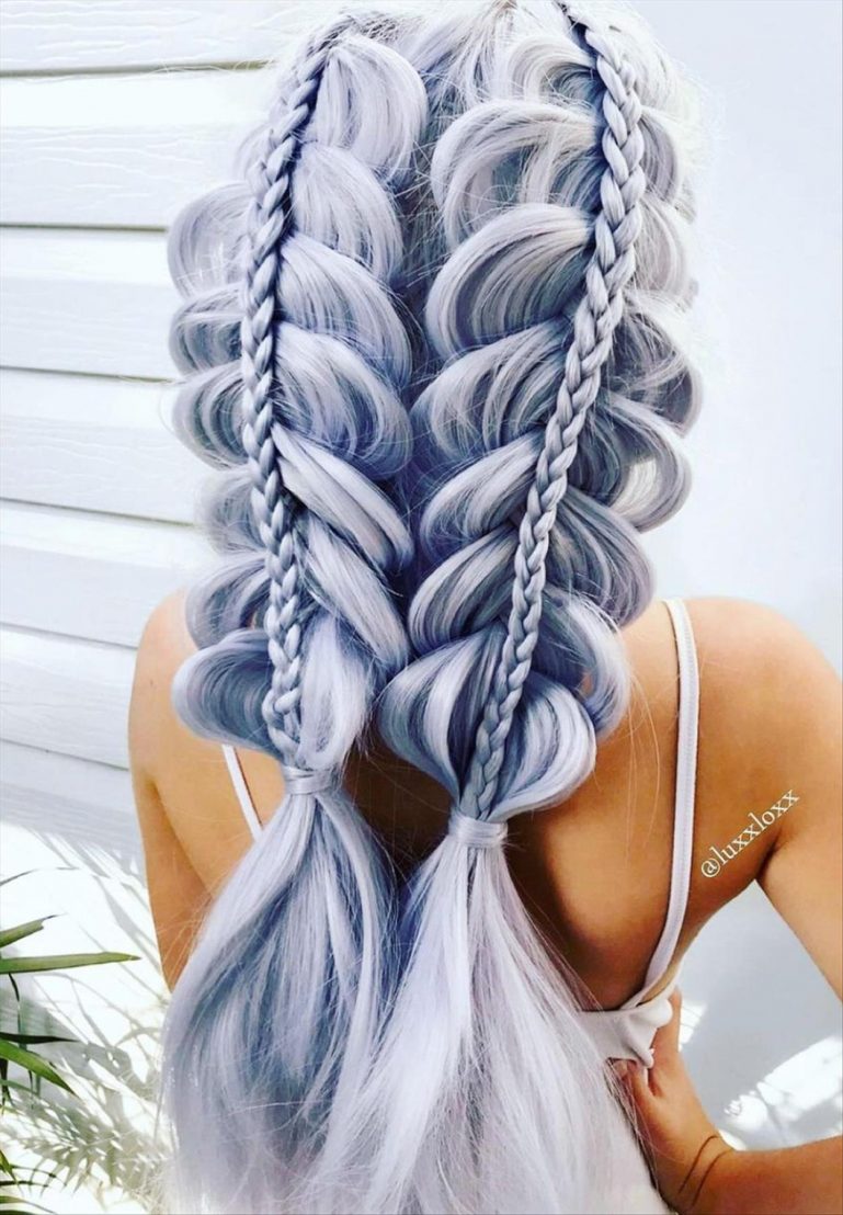 34 Romantic Colorful Braids Hairstyles For Big Day - Page 9 of 34 ...