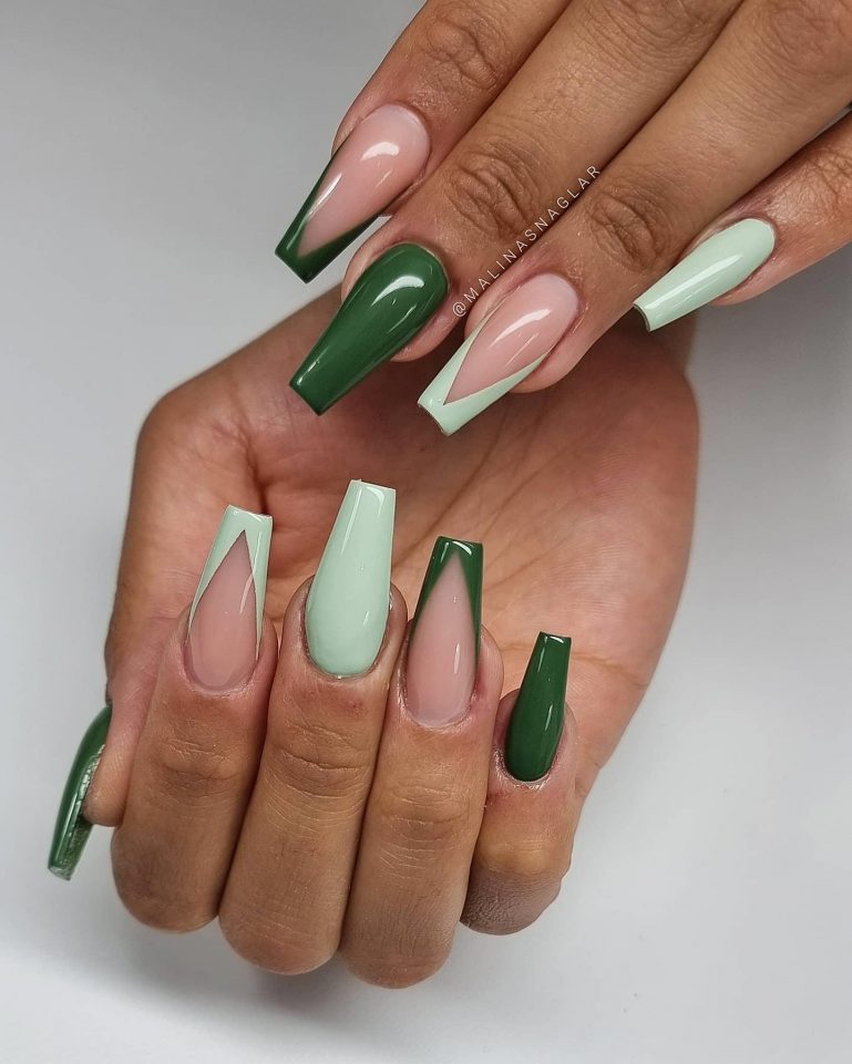 50 Best Fall coffin acrylic nails inspiration 2022 - Lily Fashion Style