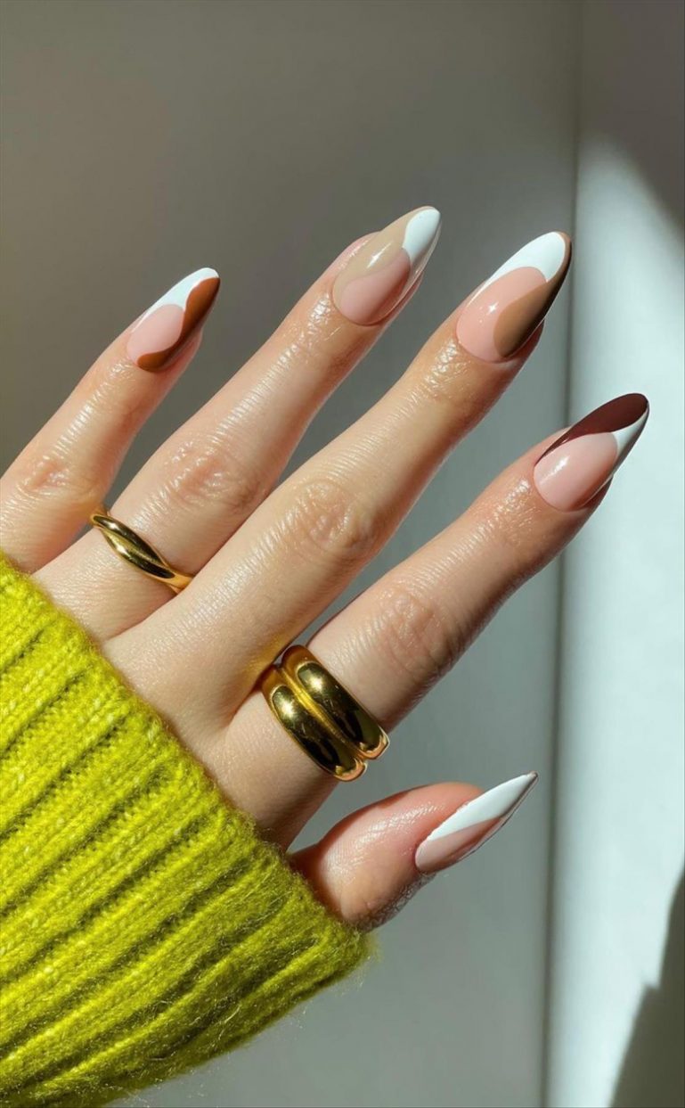42 Beautiful Autumn nail colors 2022 to get inspired - Lily Fashion Style