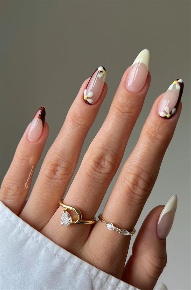 46 Best Brown nail designs for Fall nail colors 2022 trends