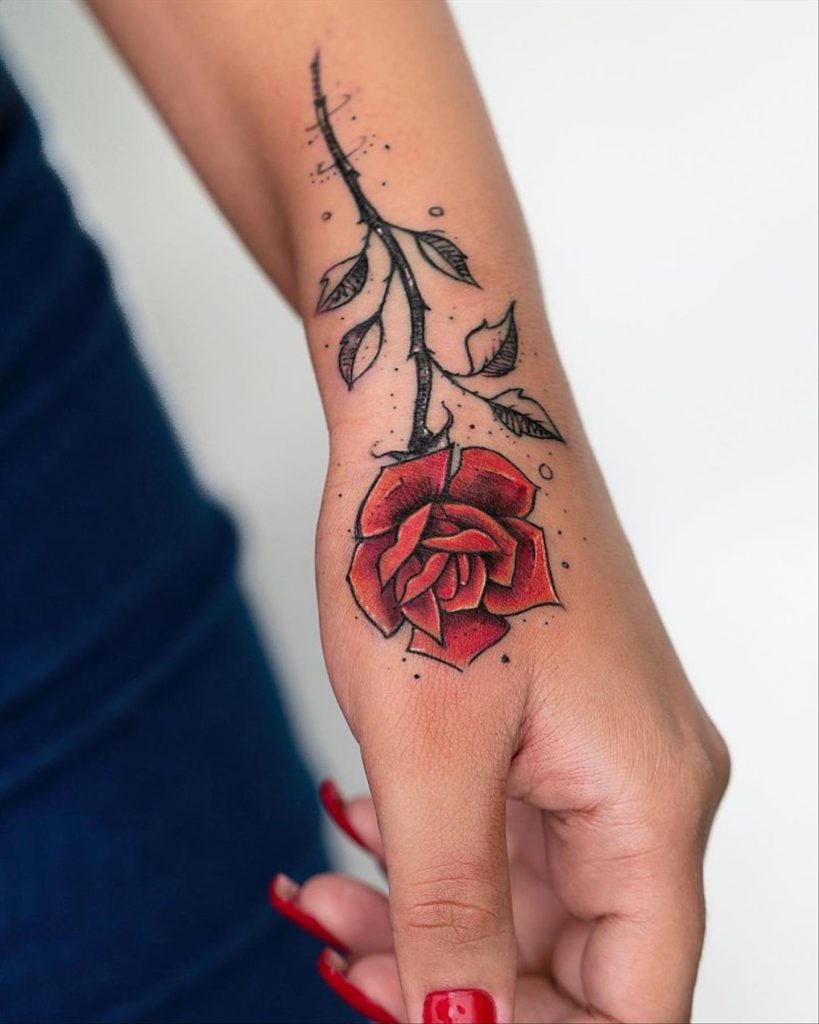 52 Beautiful Rose tattoo designs for first tattoo attempt - Lily ...