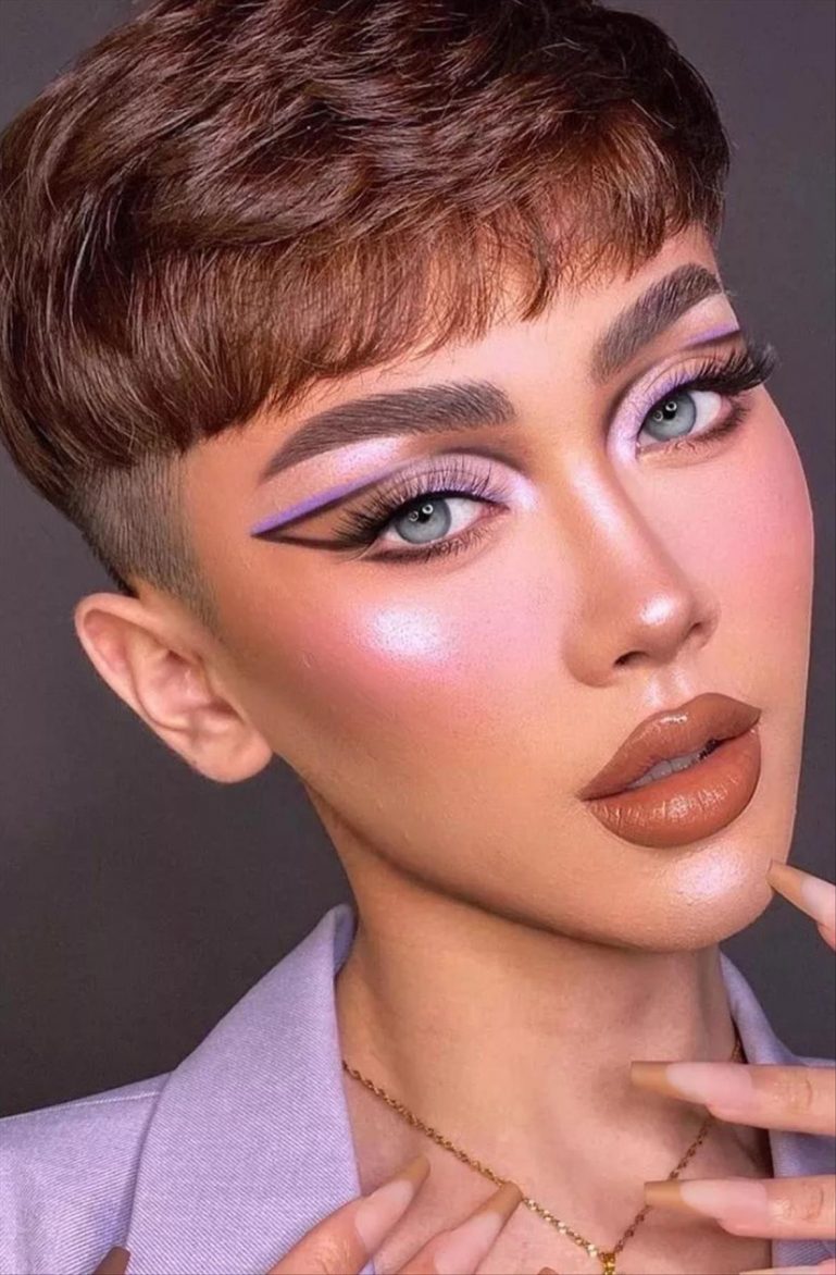 35+ Glam Christmas makeup looks and festival makeup ideas