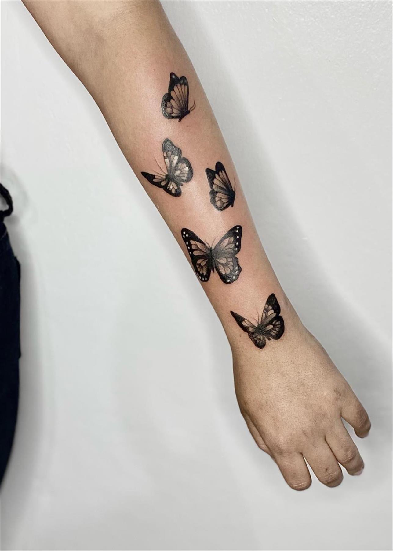 43 Charming butterfly tattoos for women in 2023 - Lily Fashion Style