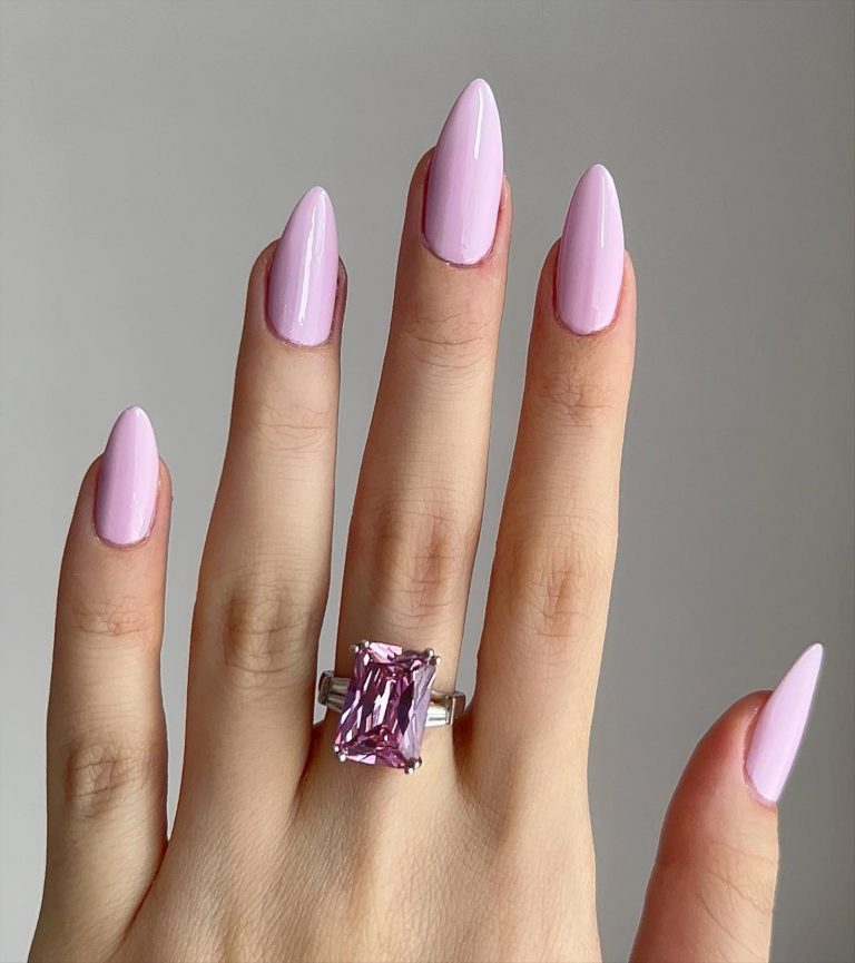 27 Natural Single nail colors with short almond nail shapes to try
