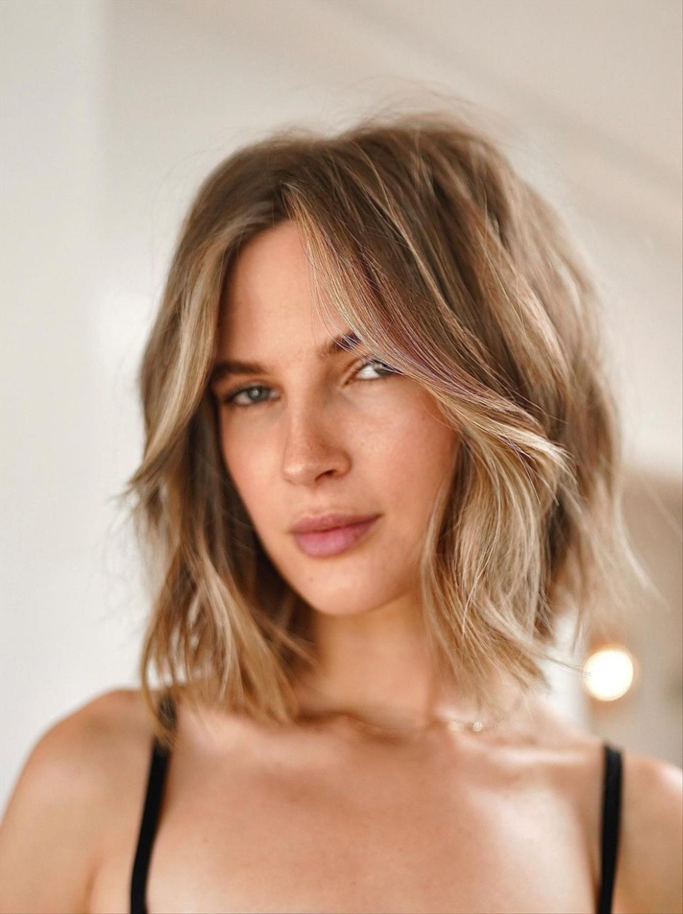 43 Best shaggy lob haircuts with bangs for cool girls - Page 2 of 2 ...