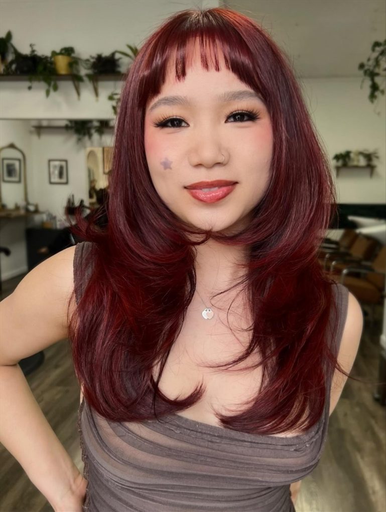 40 Cool Face-framing Curtain Bangs Hairstyles For Stylish Girl