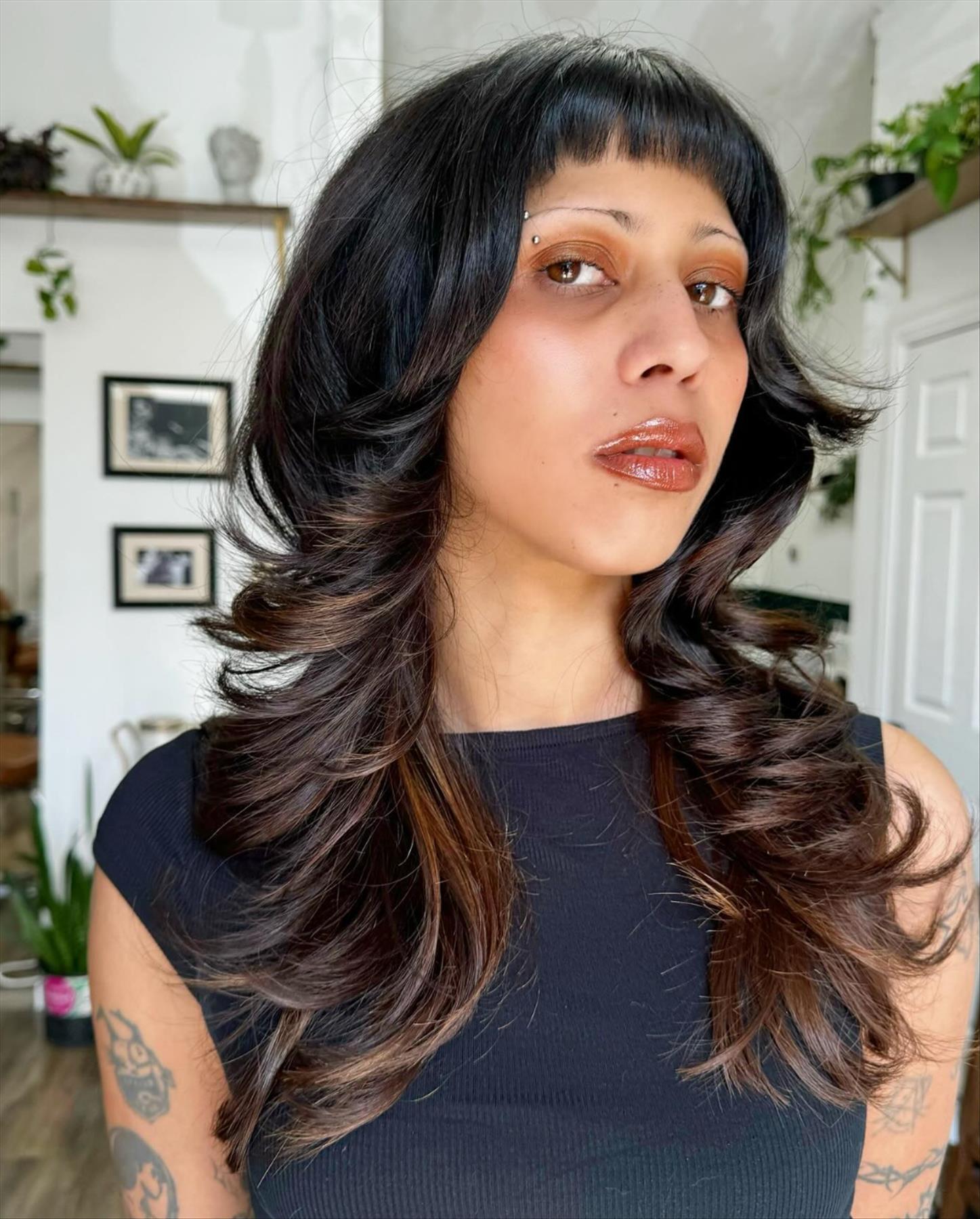 40 Cool Face-framing Curtain Bangs Hairstyles For Stylish Girl