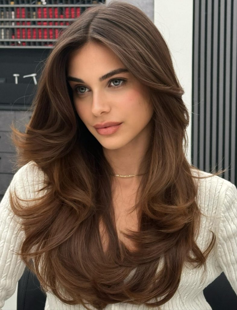 45 Charming long layered haircuts ideas for cool girls - Lily Fashion Style