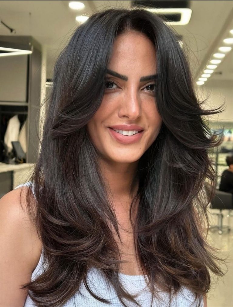 45 Charming long layered haircuts ideas for cool girls - Lily Fashion Style